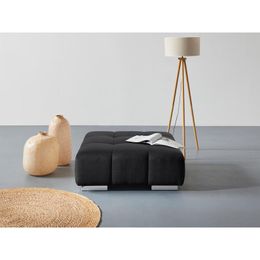 COTTA Hocker &raquo;Orion&laquo; schwarz 100% Polyester B/H/T: 103cm x 42cm x 103cm, Struktur fein