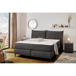 Jockenh&ouml;fer Boxspringbett &raquo;Hacienda, Breite 180cm,erh&auml;ltlich in verschiedenen Farben&laquo; 7-Zonen-TTFK-Matratze, KS-Topper, verschiedene H&auml;rtegrade w&auml;hlbar Bezug Bett
