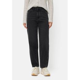 Camel Active Barrel Jeans mit G&uuml;rtelschlaufen in Schwarz | Gr.: W30/L32