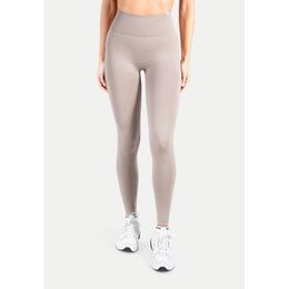 Smilodox Leggings Trixy Scrunch in Taupe | Gr.: M