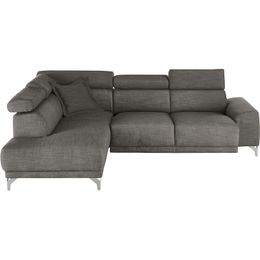 3C Candy Ecksofa &raquo;Greve Sofa immer mit manuelle Kopfteilverstellungen, modern, elegant&laquo; wahlweise motorischer Sitzvorzug, bequem und zeitlos, L-Form 