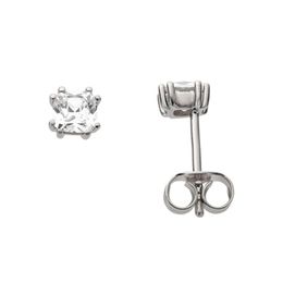Firetti Damen Paar Ohrstecker &raquo;Schmuck Geschenk Gold 333 Ohrschmuck Solit&auml;r&laquo; mit Zirkonia (synth.) wei&szlig; Wei&szlig;gold 333