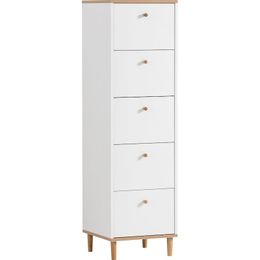Schildmeyer Kommode &raquo;Hilda, Kommode, melaminharzbeschichtet,Made in Germany, B: 40 cm&laquo; Solide Verarbeitung - Dieses Produkt ist in Deutschland gefertigt wei&szlig; B/H/