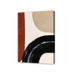 WALLARENA Leinwandbild Abstrakt in Beige | Gr.: 40 x 30 cm