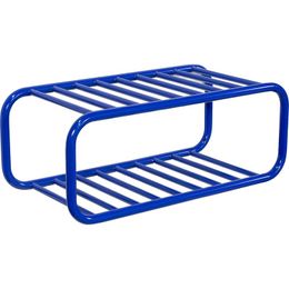 SPINDER DESIGN Schuhregal &raquo;RETRO Schuhregal&laquo; 1 Stk. tlg. blau Stahl B/H/T: 72cm x 28cm x 35,2cm