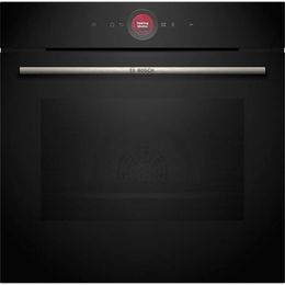Bosch Backofen Serie 8 &raquo;HBG7221B2&laquo; mit Teleskopauszug nachr&uuml;stbar mit Hydrolyse Air Fry f&uuml;r knusprige Lebensmittel & Reinigungsunterst&uuml;tzung schwarz 