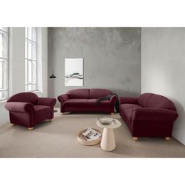Home Affaire Polstergarnitur &raquo;Torello Set: 2,5-2-1, Federkern, bequem, zeitlos&laquo; 3 tlg. tlg. Microfaser, gepolstert