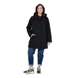 Ulla Popken Funktionsjacke in schwarz | Gr.: 46-48