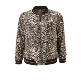 Aniston PLUS Blouson in beige-schwarz-braun | Gr.: 50