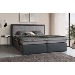 Collection AB Boxspringbett &raquo;30 Jahre Jubil&auml;ums-Modell Athena&laquo; in H2,H3 & H4, wahlweise mit LED-Leiste grau Holzwerkstoff, Spanplatte Struktur 
