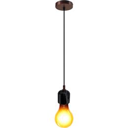 Kayoom H&auml;ngeleuchte &raquo;H&auml;ngelampe Sigma IV&laquo; E27 1 Stk. minimalistisch, modern, harmonisch schwarz 1, H: 36cm, 1 Stk.