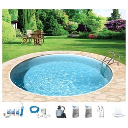 my POOL BWT Rundpool &raquo;mit sandfarbener Folie f&uuml;r den Karibik Look&laquo; H&ouml;he: 150 cm, in versch. Gr&ouml;&szlig;en verf&uuml;gbar beige &Oslash;/B/H/L: 600cm x Breite x H&ouml;he 