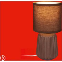 Briloner Leuchten LED Tischleuchte &raquo;DORA&laquo; E14 1 Stk. 13x27 cm, Schlafzimmer, Wohnzimmer, Flur 1, &Oslash; 130cm H: 27cm, 1 Stk.