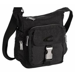 Camel Active Damen Camel Active Umh&auml;ngetasche &raquo;Journey&laquo; Herren Schultertaschuhe, Freizeittasche mit Logostickerei schwarz B/H/T: 24,5cm x 24cm x 13cm