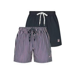 VINSON Badeshorts VMRucer in Prism Pink-Dark Sapphire | Gr.: L