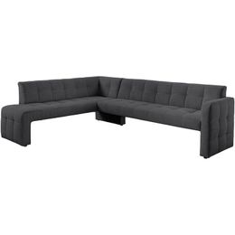 exxpo - sofa fashion Essbank &raquo;Barista, bequem und elegant, hohe Bodenfreiheit&laquo; Eckbank Barista bequem und elegant, hochwertige Detailverarbeitung grau