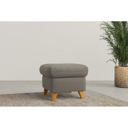 Home Affaire Polsterhocker &raquo;Trelleborg&laquo; passend zur Serie "Trelleborg", incl. Stauraum braun 100% Polyester B/H/T: 58cm x 48cm x 58cm, Luxus-