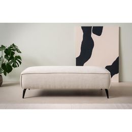 OTTO home Polsterhocker &raquo;TVINNU Cord&laquo; zur Serie TVINNU, gem&uuml;tlicher Sitzkomfort, rechteckig, schwarze F&uuml;&szlig;e beige B/H/T: 140cm x 44cm x 65cm, Cord