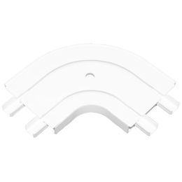 SN DECO GROUP Gardinenschiene &raquo;Aussenbogen f&uuml;r Vorhangschiene SH&laquo; 2 l&auml;ufig-l&auml;ufig wei&szlig; Kunststoff B/L: 13cm, 1 Stk., 2 l&auml;ufig
