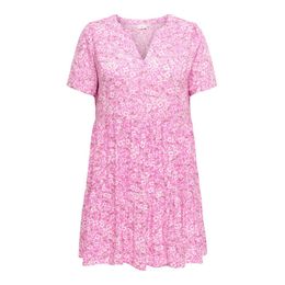 Only Carmakoma Kleid in Fuchsia Pink | Gr.: 48