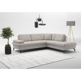 Sit & More sit&more Ecksofa &raquo;Morris Jubi L-Form, B: 238 cm&laquo; mit Armteilfunktion & 1 Zierkissen, optional Schlaffunktion beige 100% Polyester B/H/T: 238cm x 83cm 