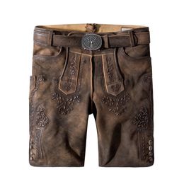 Stockerpoint Trachtenlederhose Artur in muskat gespeckt | Gr.: 52