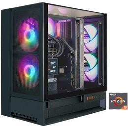Cougar Gaming-PC &raquo;OmnyX&laquo; Windows 11, DDR5 RAM, Wasserk&uuml;hlung schwarz Wi-Fi 7 & Bluetooth 5.4; 4x USB 2.0; 5x USB 3.2 Gen 1; 2x USB 3.2 Gen 2; 1x USB-C 3.2 