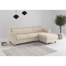 OTTO home Ecksofa &raquo;Glendale, L-Form&laquo; inkl. Kopfteilverstellung, wahlweise mit Vorziehsitz und Bettkasten 95% Polyester, 5% Polyamid B/H/T: 253cm x 