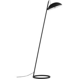 NOVA LUCE Stehlampe &raquo;FLUTE&laquo; LED-Modul 1 Stk. Warmwei&szlig; schwarz 1, &Oslash; 30cm H: 153cm, 1 Stk.