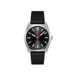 Hugo Herren Hugo Quarzuhr &raquo;#ARK&laquo; Armbanduhr, Herrenuhr, Lederarmband, analog Einheitsgr&ouml;&szlig;e