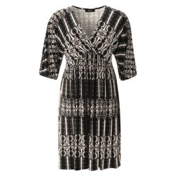 Aniston PLUS Jerseykleid in schwarz-wei&szlig; | Gr.: 50