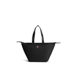 Tommy Jeans Damen Tragetasche &raquo;TJW ESS DAILY TOTE&laquo; Damen Handtasche, Shopper mit Logoflagge schwarz B/H/T: 50cm x 33cm x 21cm