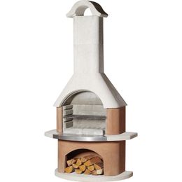 Buschbeck Grillkamin &raquo;Davos&laquo; BxTxH: 110x65x210 cm orange B/H/T: 110cm x 65cm
