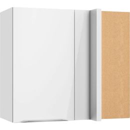 KOCHSTATION Eckh&auml;ngeschrank &raquo;KS-Aken&laquo; wei&szlig; wei&szlig;, B/H/T: 85cm x 70,4cm x 34,6cm