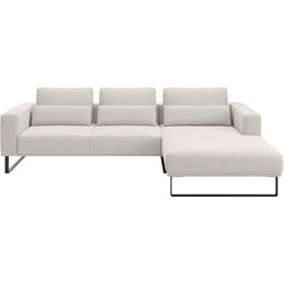 Musterring Ecksofa &raquo;JUSTB! PM100, stilvoller Lounge-Komfort von &laquo; Kollektion Bettina Zimmermann, optionaler Sitzvorzug & Fu&szlig;-Auswahl beige 100% Polyester B/H/T: 