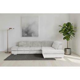 Die PlanBar Ecksofa &raquo;MP-IN17004 L-Form, Breite 323 cm, mit Federkern-Polsterung&laquo; inkl. Sitztiefenverstellung, wahlweise weitere Funktionen grau 88% 