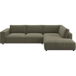 Musterring Ecksofa &raquo;MR LUCIA, Luxuri&ouml;se Wohlf&uuml;hlgarnitur von &laquo; Erstklassige Kammerkissen, komfortable Umbauecke & zeitloser Look gr&uuml;n 95% Polyester, 5% Nylon B/H