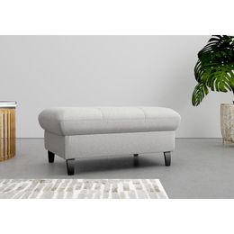 Sit & More sit&more Stauraumhocker &raquo;Maggiore&laquo; mit Stauraum grau 95% Polyester, 5% Polyamid B/H/T: 102cm x 48cm x 67cm, Luxus-Microfaser Euphoria,mit Stauraum,