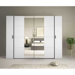 Home Affaire Kleiderschrank &raquo;Antioch, FSC-zertifiziert, mit Dreh-UND Schiebet&uuml;ren&laquo; B/T/H 270/61,4/207cm, inklusive Einlegeb&ouml;den und Kleiderstangen, 