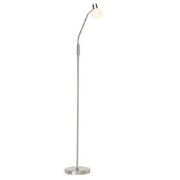 Brilliant Tischleuchte &raquo;Philo&laquo; E14 1 Stk. Warmwei&szlig; LED Stehlampe 1flg, Metall wei&szlig; 1, &Oslash; 22,5cm H: 140cm, 1 Stk.