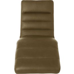 W.Schillig Relaxliege &raquo;daily dreams&laquo; Funktionsliege wahlweise mit Motor, Gestell Chrom, Breite 65 cm gr&uuml;n Longlife Xtra-Leder Z59: Glattleder mit 