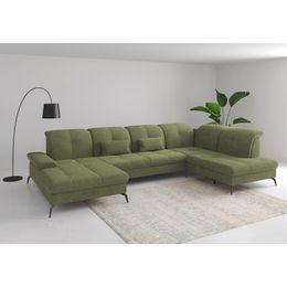 Sit & More sit&more Wohnlandschaft &raquo;Amica, U-Form, inkl. Sitztiefenverstellung und Armteilverstellung&laquo; wahlweise mit Kopfteilverstellung, Schlaffunktion und 