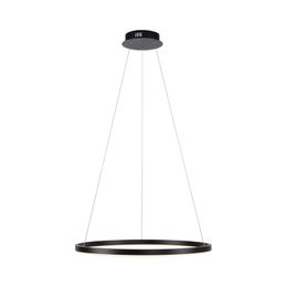 JUST LIGHT Pendelleuchte &raquo;RITUS&laquo; LED-Board 1 Stk. Warmwei&szlig; LED, dimmbar, Switchmo grau 1, &Oslash; 5,9cm, 1 Stk.