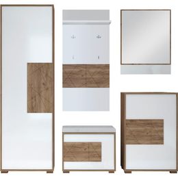 OTTO home Garderoben-Set &raquo;Stela&laquo; Set, 5 Stk. tlg. wei&szlig; Einheitsgr&ouml;&szlig;e