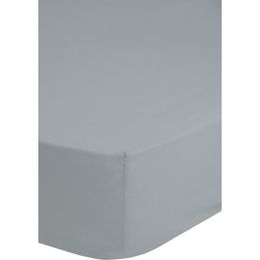 Good Morning Spannbettlaken &raquo;Jersey Spannbettlaken&laquo; 100% Baumwolle, Jersey, Rundumgummi, bis 25 cm h&ouml;he, 90/100x200, Wei&szlig; silber Jersey, Obermaterial:
