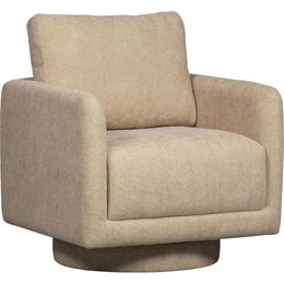 Woood Drehsessel &raquo;Oscar Chenille-Bezug mit Drehmechanismus, H64 x B78 x T79 cm&laquo; Tragkraft 120 kg, kubische Sitzfl&auml;che, Maximale Verschlei&szlig;festigkeit 