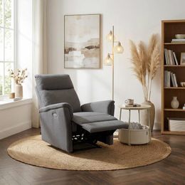 Home Affaire Relaxsessel &raquo;FINNARA, Relaxsessel, TV-Sessel, elelektrische Relaxfunktion, USB A/C&laquo; Liegefunktion 105&deg;-135&deg;, Federkern 100% POLYESTER 