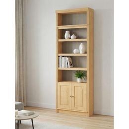 OTTO home B&uuml;cherregal &raquo;mit 2 T&uuml;ren Soeren Regal Aktenregal B/T/H: 80/29/220 cm&laquo; massive Kiefer, FSC -zertifiziert braun Massivholz B/H/T: 80cm x 220cm