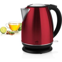 2THETA eta Wasserkocher &raquo;ALENA ETA359090010&laquo; 1,7 l 2200 W Edelstahloptik, Kontaktsystem, Thermosicherung rot Einheitsgr&ouml;&szlig;e Wasserkocher