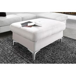 COTTA Hocker &raquo;Sammy&laquo; wei&szlig; B/H/T: 95cm x 47cm x 64cm, Luxus-Kunstleder